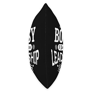 I'm Not Bossy I Just Have Leadership Skills Funny Office Throw Pillow, 16x16, Multicolor