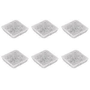 Nispira Premium Charcoal Water Filter Replacement Compatible with Petmate Replendish Mason Pet Fountains, 6 pk