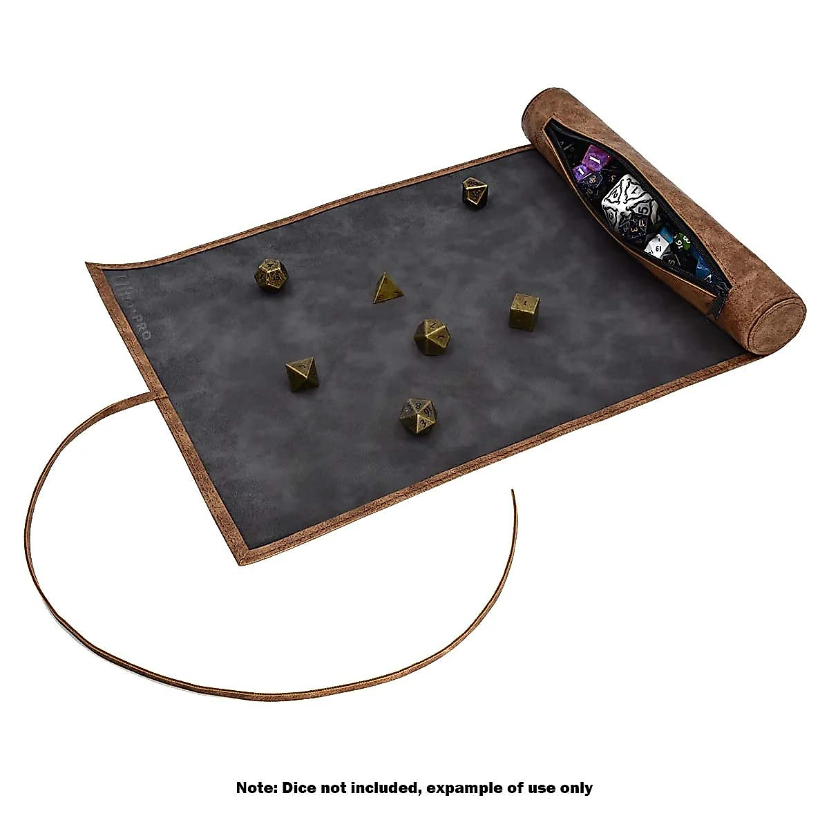 Ultra Pro Dice Scroll - Combination dice Storage and Rolling mat for RPG Players and dice Enthusiasts