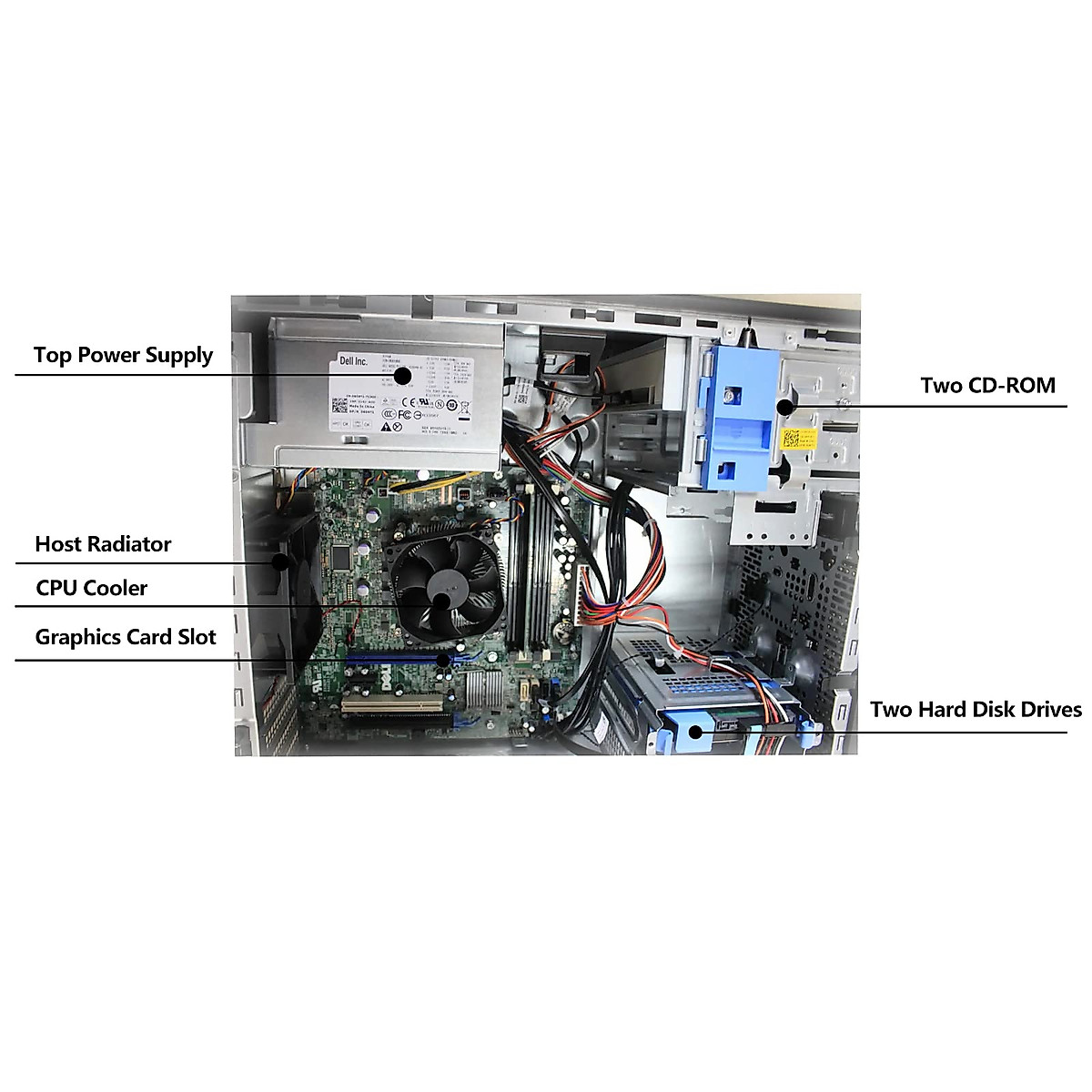 Li-Sun L300PM-00 300W Power Supply Compatible with Dell Optiplex 7010 9010/ Inspiron 3847 519 530 537 540 541 545 560 580 620 660/ Studio 540 545/ Precision T1500 T6100 T1650/ Vostro 201 230 260 270