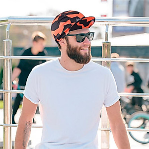 Hysenm 2 Pack Cycling Cap Helmet Liner Skull Cap for Men, Bike Hat Cycling Cap for Men Under Helmet Motorcycle Bicycle Caps Sweat Caps