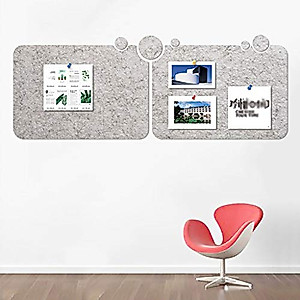 Creative Combination Bulletin Board, Office Cultural Wall Felt Board, Publicity Bulletin Board, Cork Board Photo Wall Sticker