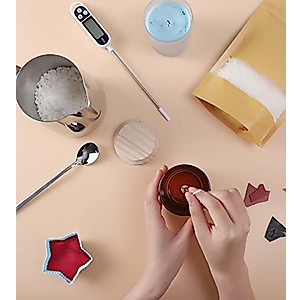 Candle Making kit with Hot Plate,Candle Making Supplies,Candle Making Kit for Beginners with Melting Pot,Stirring Spoon,Thermometer and Anti-Scalding Pad Perfect Set Gift