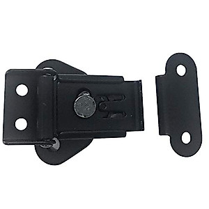 Seismic Audio - SARHW25 - Black Surface Mount Butterfly Latch with Keeper