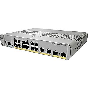 Cisco WS-C3560CX-8PC-S Catalyst 3560X 8-Port PoE 2x1G Uplinks IP Base Switch (Renewed)