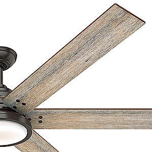 Hunter Fan Company 59397 Warrant Ceiling Fan, Noble Bronze Finish