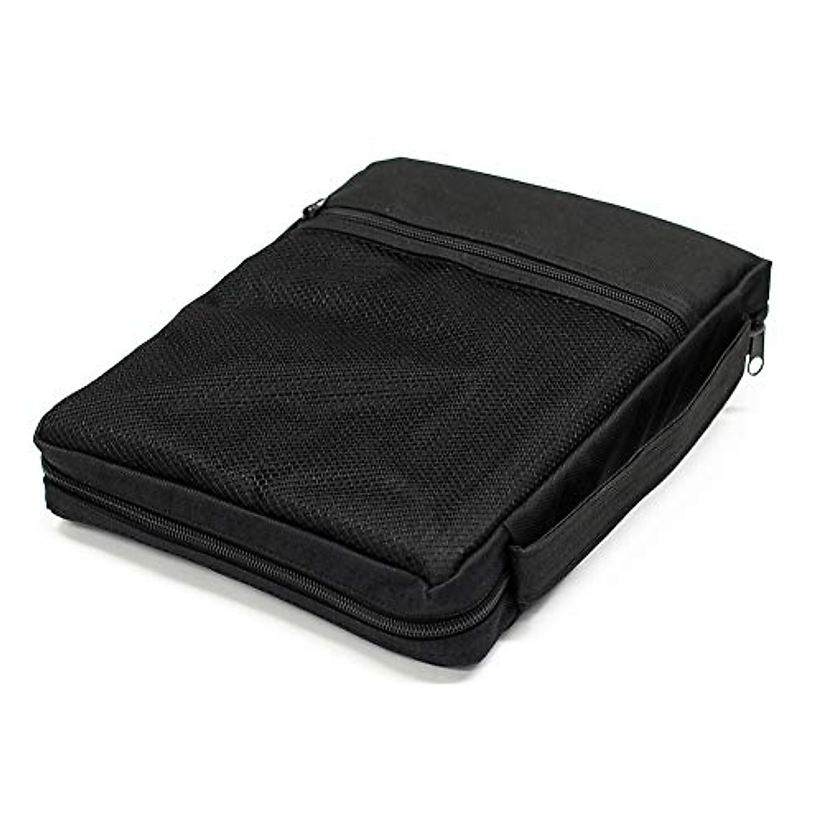 Black Names of Jesus Embroidered Polyester Bible Cover Case with Handle, (Maxi) 2X-Large