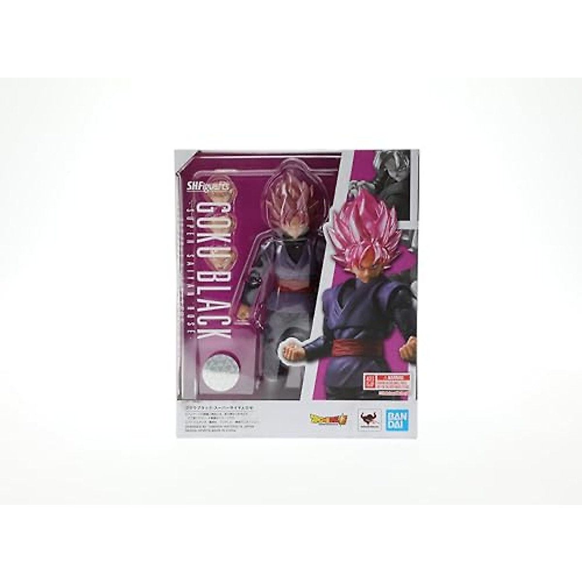 TAMASHII NATIONS - Dragon Ball Super - Goku Black Super Saiyan Rose, Bandai Spirits S.H.Figuarts Action Figure