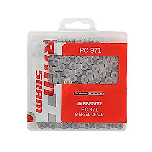 SRAM PC-971 Chain - 9-Speed, 114 Links, Silver/Gray