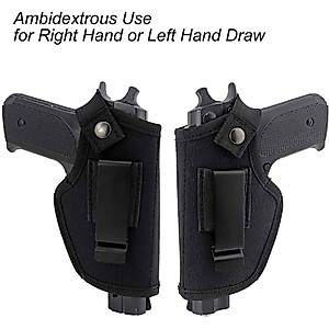 Concealed Carry Holster Metal Clip IWB OWB Holster Waistband Airsoft Pistol Handguns Holster for Right Left Hand Draw