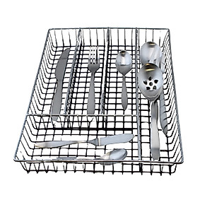 DINY Home & Style 5 Compartment Cutlery Tray Utensil Flatware Dividers Kitchen Drawer Organizer Cutlery Holder (Bronze)