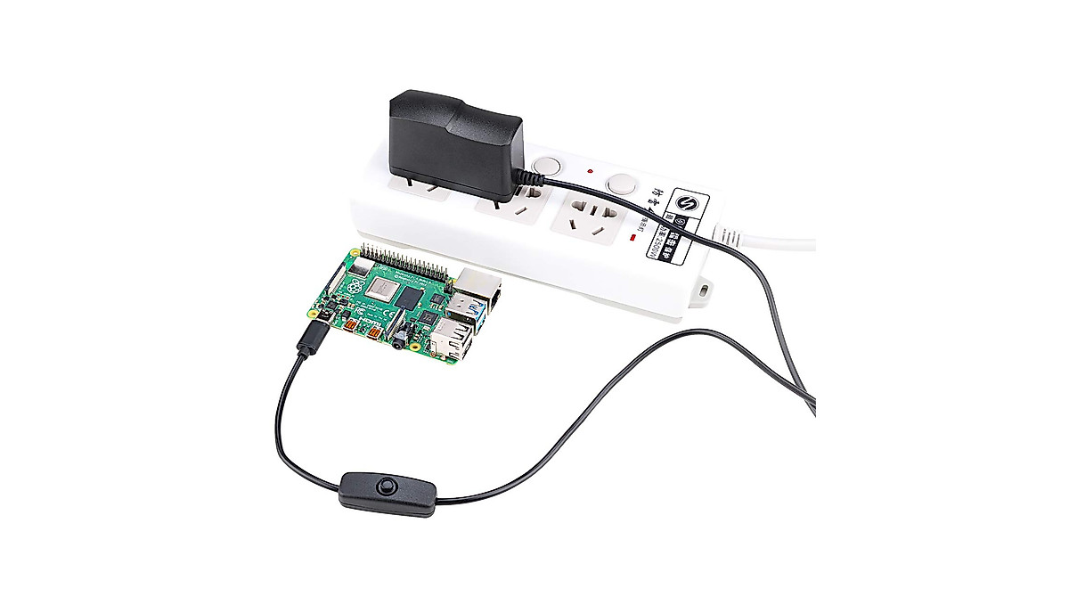 Enokay Raspberry Pi 4 Power Supply 5V 3A USB C Charger Adapter