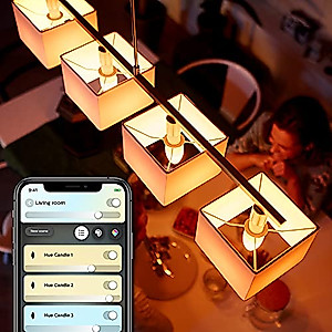 Philips Hue White Ambiance Single Smart LED Bulb [E14 Small Edison Screw] with Bluetooth, Compatible with Alexa, Google Assistant and Apple Homekit