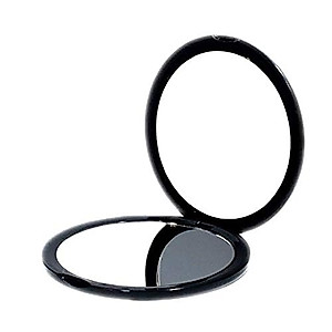 deweisn Magnifying Compact Cosmetic Mirror Elegant Pocket Handheld Makeup Mirror with Powerful 10x Magnification and 1x True View Mirror for Travel or Your Purse