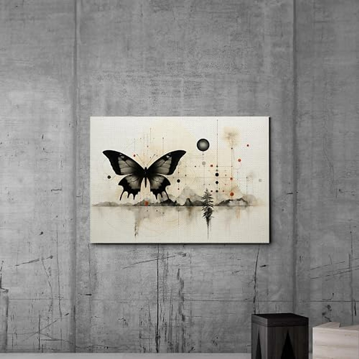 Abstract Painting Buy Canvas Wall Art, Butterfly Painting Art, Butterfly canvas, bedroom Butterfly wall art,Watercolor abstract Butterfly canvas painting