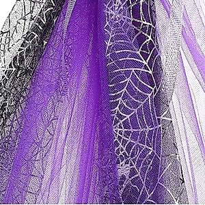 BinaryABC Halloween Witches Broom Plastic Spider Broom Witch Broomstick,Halloween Witch Decoration Props,Witch Costume Accessories,Halloween Supplies