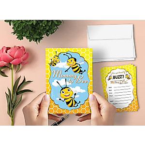 Leigha Marina Mom To Be Baby Shower Invitations – 20 Cards & 20 Envelopes