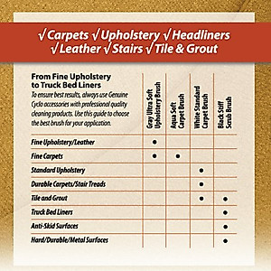 Cyclo (76-830x2-2PK) Shampoo Brush with Aqua Soft Bristles, (Pack of 2)