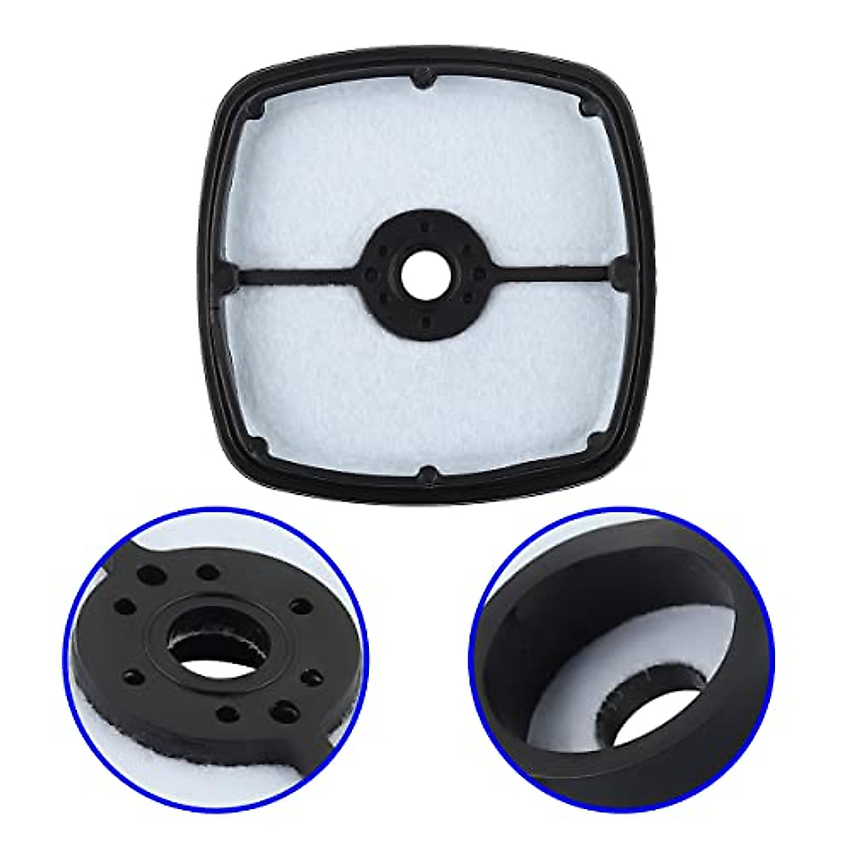 Milttor 5 Packs A226001410 Air Filter Fit Echo Trimmer Blower Mantis 130310-54130 SRM225 SRM210 HC150