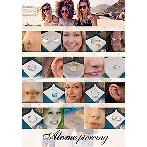 Fake Clip On Nose Ring 24g - No Piercing Needed - Smooth Tiny 925 Silver Fake Nose Piercing