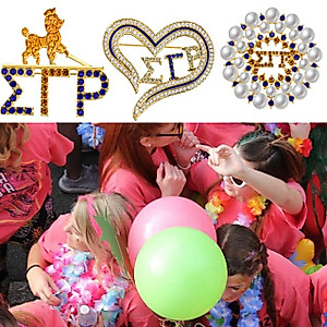 POTIY Sigma Gamma Rho Sorority 1922 Brooch SGR EE-YIP Brooch Greek Sorority Soror Gift (ETP-1)