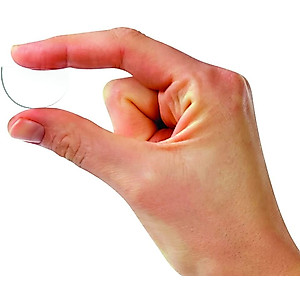 Calabria Hydrotac OPTX 20/20 Stick On BiFocal Reading Lenses +2.00 Mens Womens Magnifying Bi-Focal Reusable Reader Adhesive Stickers