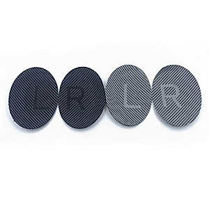 MEIYIN 2Pcs/1Pair Grey Headphone Cushions Replacement Ear Pads Cover for QC35 Headset