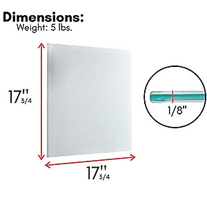 BirdRock Home 2 Pack Magnetic Glass Dry Erase Board for Wall – Glass Whiteboard for Offices, Meeting Rooms, Classrooms or Homes – 2 Dry Erase Markers - 4 Magnets – 2 Marker Holders - White
