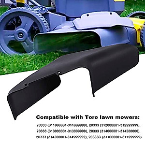 DECKMAN Lawn Mower Parts 115-8447 Side Discharge Chute, Compatible with Toro 22" Recycler Lawn Mower for 20377, 20378, 20330, 20331, 20333, 20330C - Fits Many 22" Recycler Lawn Mower 2009-2015 (1)