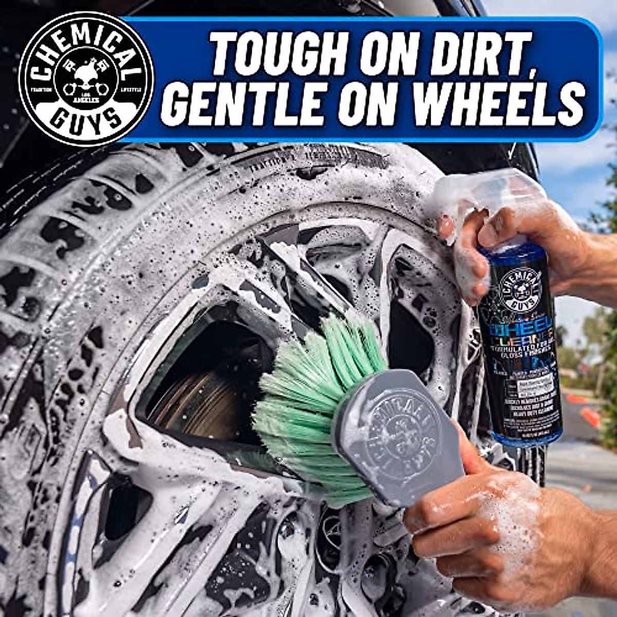 Chemical Guys CLD_203_16 Signature Series Wheel Cleaner, Formated For All Gloss Finishes, Safe for Cars, Trucks, SUVs, Motorcycles, RVs & More 16 fl oz