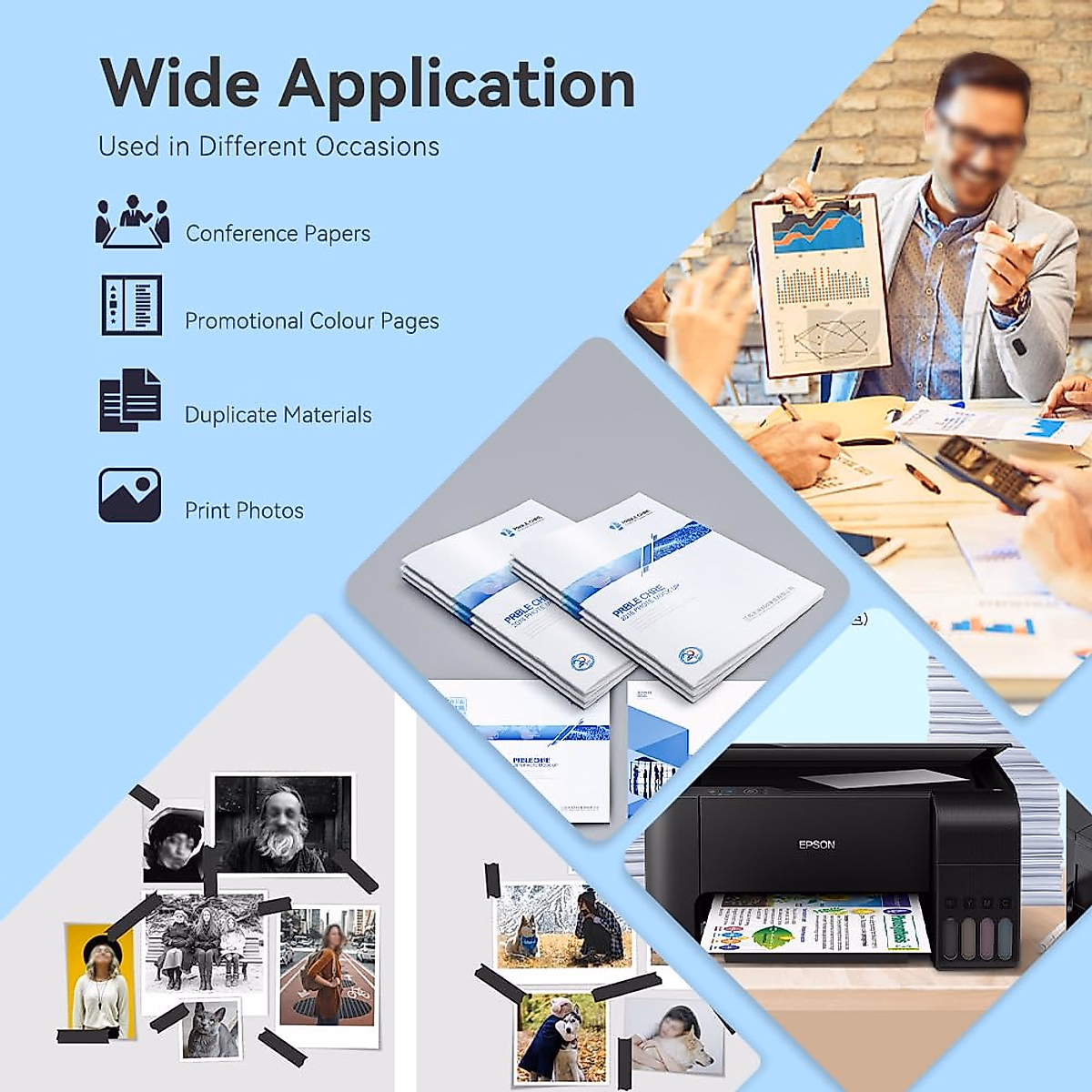 Bwen Orange Scented Ink Refill Bottles Compatible for 502（4-Pack）(BK/C/M/Y) fit for Epson 502 Ink Bottle Replacement fit for ET-2850 ET-3830 ET-3850 ET-2760 ET-3760 ET-15000 (Not OEM Ink)