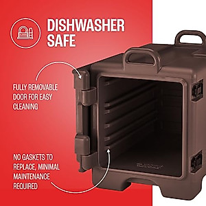 CAMBRO Insulated Food Pan Carrier - Hotbox for Catering & Transport - UPC300 Series (Brown)