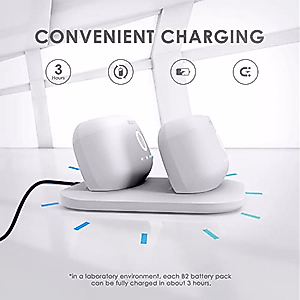 BOBOVR Twin Charger Station/Dock for B2 Battery Pack,Ultra-Thin Design, Magnetically Supply Power to 2 B2 Battery Packs at The Same Time
