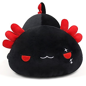 Yeqivo Axolotl Stuffed Animal, Cute Black Axolotl Plush Pillow Toy Soft Axolotl Stuffed Animal Kawaii Plushie Toy 50CM/19.7Inch