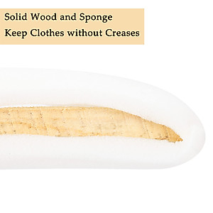 NEOVIVA 15 Inch Anti Slip Satin Padded Clothes Hangers for Women Pink Satin Padded Hangers for Women Clothing, No Shoulder Bump Hangers for Adult, Silk Hangers for Sweaters, Dresses, Suits (Pack of 5)