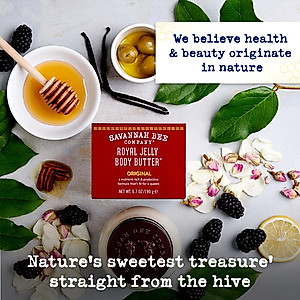 Savannah Bee Company Royal Jelly Body Butter - Deep Hydrating Body Butter for Dry Skin