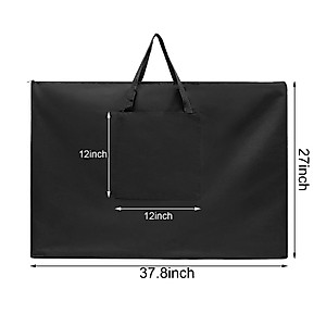 CertBuy 2 PCS A1 Size Art Portfolio Tote Bag Poster Board Storage Bag 27X 37.7 Inches Large Size Art Portfolio Tote For Poster Sketching And Drawing