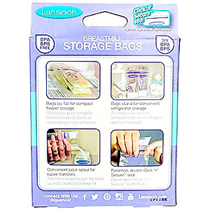 Lansinoh Breast Milk Storage Bags, 50 Count
