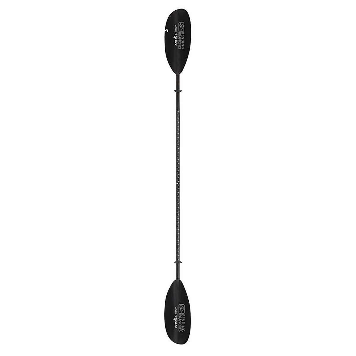 BENDING BRANCHES Angler Ace 2-Piece Snap-Button Fishing Kayak Paddle, Black, 260cm