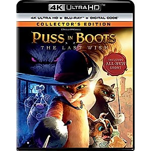 Puss in Boots: The Last Wish - Collector's Edition 4K Ultra HD + Blu-ray + Digital [4K UHD]