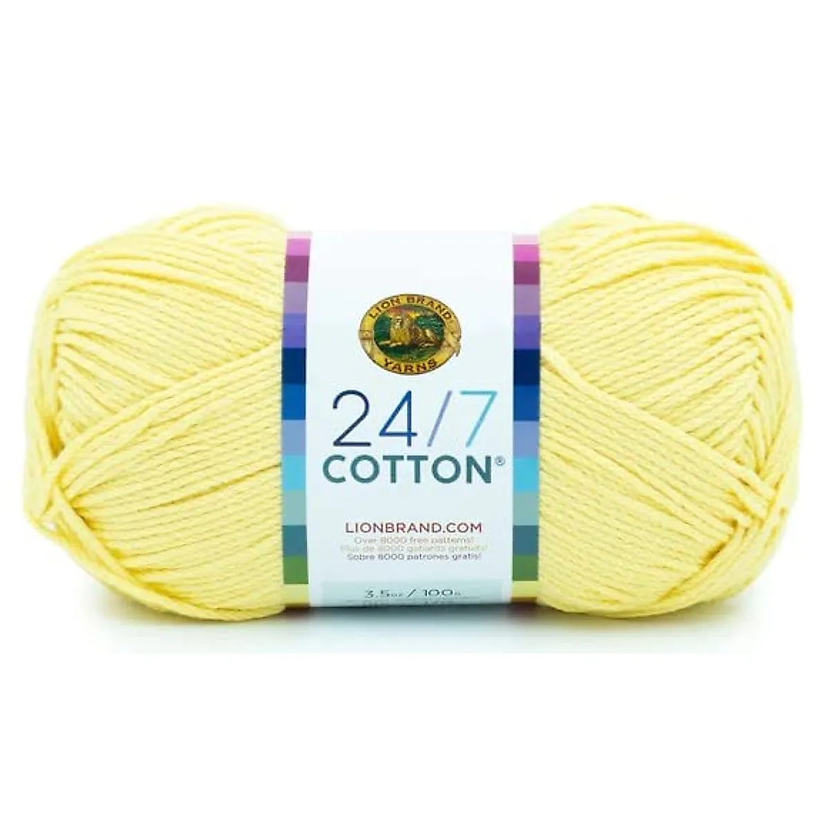 Lion Brand Yarn - 24/7 Cotton - 6 Skein Assortment (Mix 1)