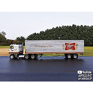 AMT Fruehauf 40' Semi Trailer (Miller Beer) 1:25 Scale Model Kit