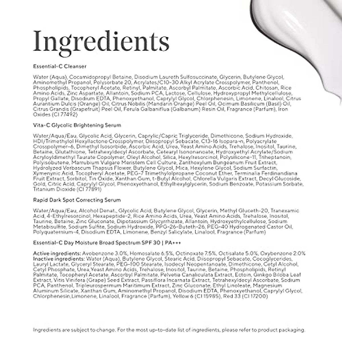 Murad Brighten Trial Kit – Brightening Skin Care Kit - Daily Protection Creams Set with Trial Size Essential-C Cleanser, Essential-C Day Moisture, Vitamin C Serum & Rapid Dark Spot Correcting Cream ($94 Value)