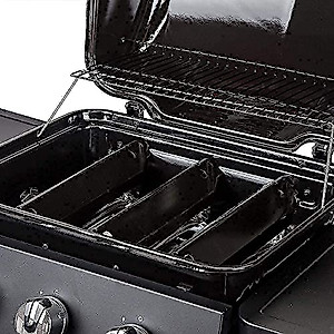 Hisencn Bundle of Grill Kits for DynaGlo DGC310CNP-D, DGC310RNP-D, DGC310BNP-D, Porcelain Steel Heat Plate and Cooking Grid for Dyna-Glo 3-Burner Propane Gas Grill