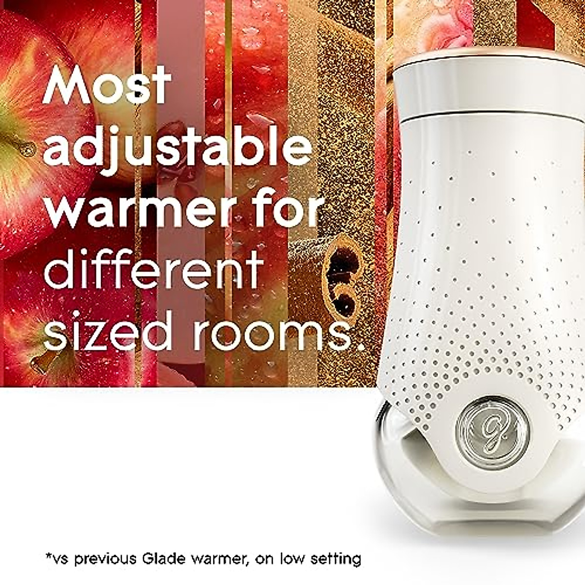 Glade PlugIns Refills Air Freshener, Scented and Essential Oils for Home and Bathroom, Autumn Spiced Apple, Limited Edition Scent, 4.69 Fl Oz, 7 Count