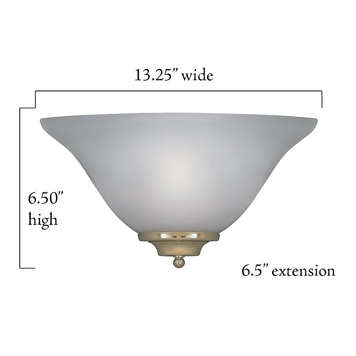 Designers Fountain 6020-AST Wall Sconce, 13 in , White