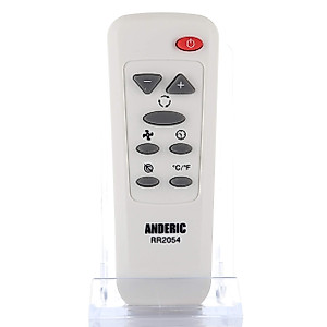 Anderic Haier AC Remote Control - Replaces Haier, Amana, GE and Danby AC remotes - No Programming - RR2054
