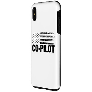 iPhone XS Max Vintage Airplane Flying Pilot Aircraft Co-Pilot Aviation-the Case