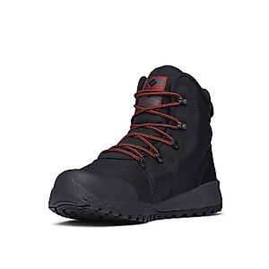 Columbia Men's Fairbanks Omni-Heat, Black/Rusty, 9.5