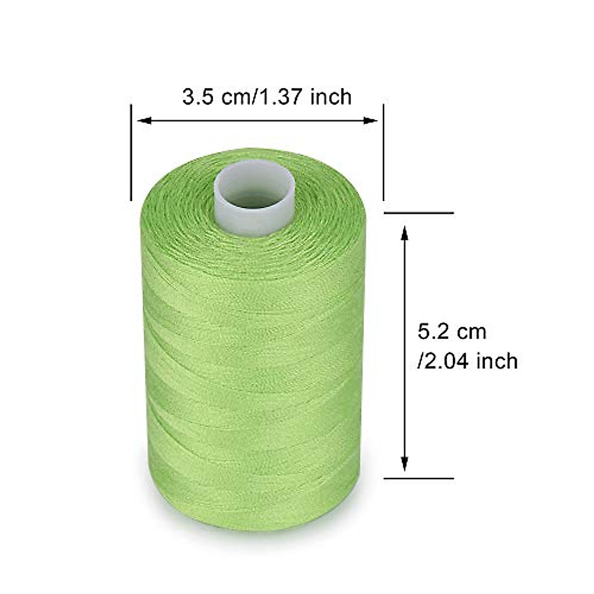 Moon Waves Sewing Thread 40 Colors 1000 Yards Per Spool 40S/2 Polyester 15 Color Sets Options for Sewing Machine,Embroidery Machine,Hand Sewing (10 Grey Colors)